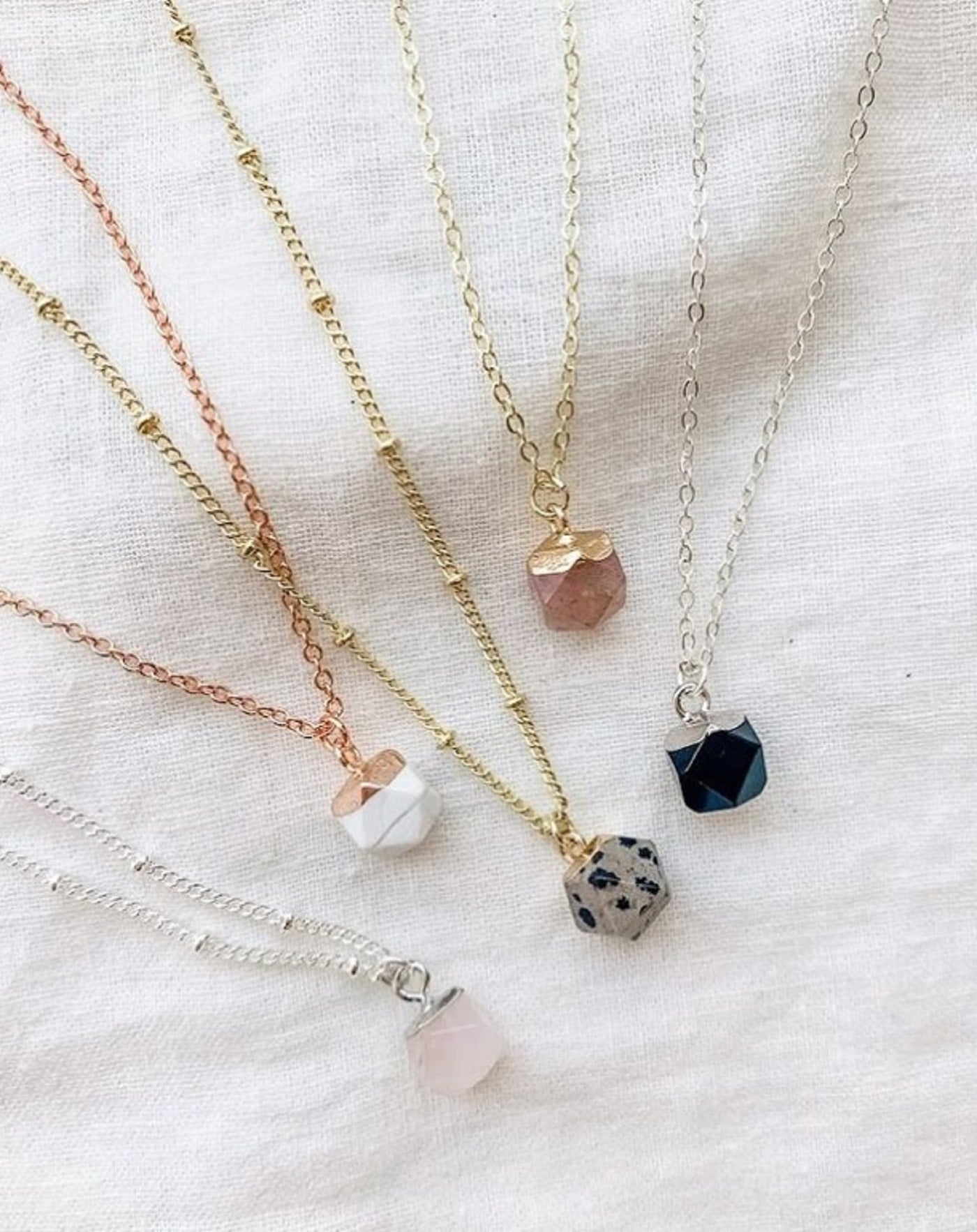 Gemstone Diffuser Necklace